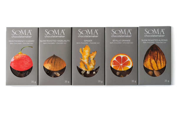 Mini Dark bars- a gift of 5 - SOMA chocolatemaker